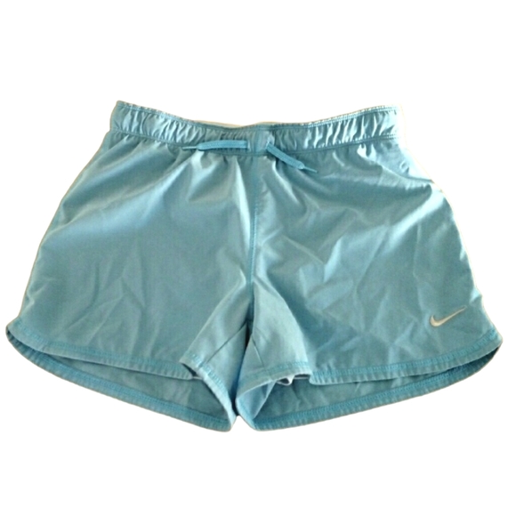 Nike | Bottoms | Nike Dryfit Blue Shorts Girls Large | Poshmark